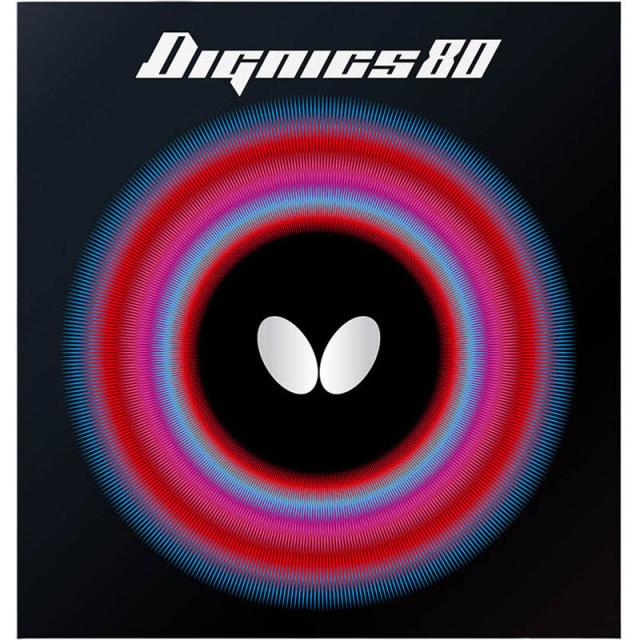 【ロット販売：入り数6】 Butterfly バタフライ ディグニクス80 卓球 ラバー 06050-278