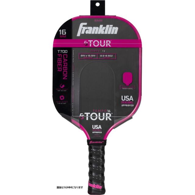フランクリンfranklin FS TOUR TEMPO 14MM PINK リクレーションラケット (52981c2)