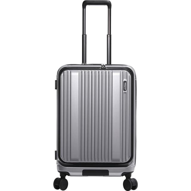 バーマスbermas IC2 フロントオープン56C 57L SLV カジュアルキャリーケース (6056222)