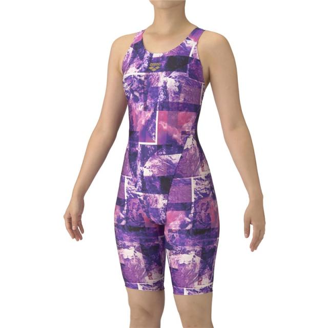 arena(アリーナ) フイツトネスワンピーススパツツ 水泳水着W フィット (as5fwf05l-ppgd)