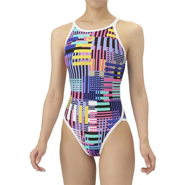 arena(アリーナ) トレーニングワンピース 水泳水着W 非公認 (as5fwm11l-bkwh)