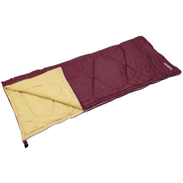 CAPTAIN STAG キャプテンスタッグ ラージサイズ 封筒型シュラフ バーガンディー アウトドア シュラフ ub0042