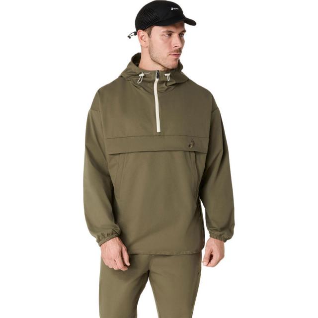 アシックス asics ダブルウィーブリラックスプルオーバージャケット Training トレーニング ジャケット(メンズ) (2031E893)