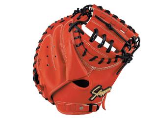 KUBOTA SLUGGER 久保田スラッガー  KCKCRオレンジ/ブラック 硬式ミット キャッチャーミット  (C-5106)