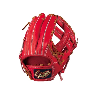 KUBOTA SLUGGER 久保田スラッガー  KSN-24MSGRオレンジ/タン 軟式グラブ 内野手用  (C-7611)