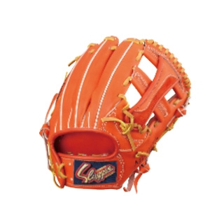 KUBOTA SLUGGER 久保田スラッガー  Fオレンジ/タン 軟式グラブ 内野手用  (KSN-24PS)