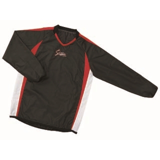 KUBOTA SLUGGER 久保田スラッガー  Vジャン長袖ブラック/レッド/ホワイト アウター  (L-77)