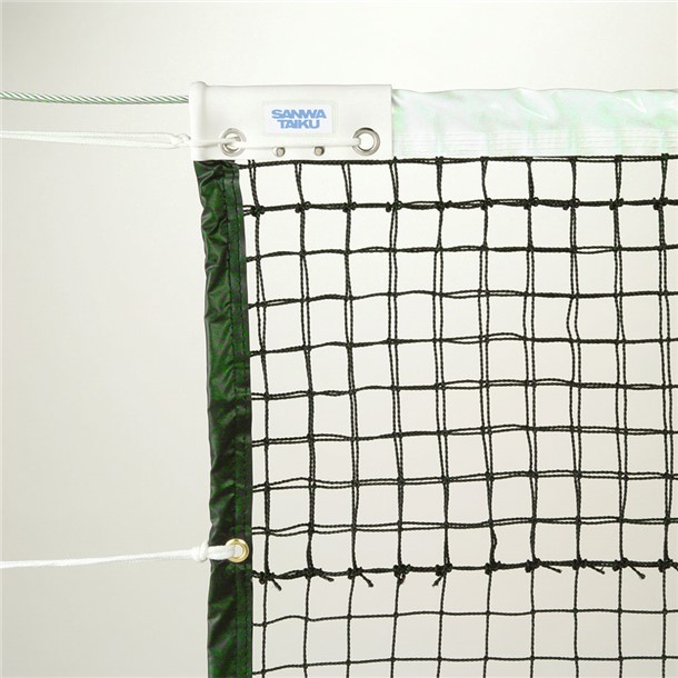 テニスネットミドリスチールワイヤーA 三和体育 テニスネット (s2333)