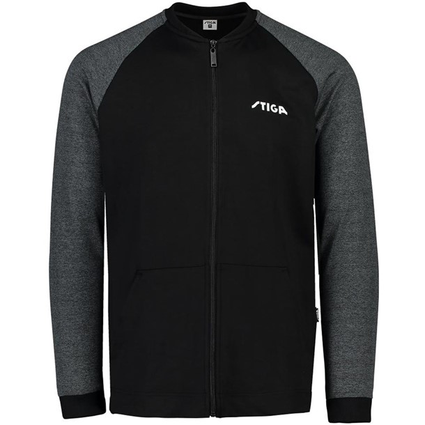 メンバージャケット BK/グレー 4XL stiga スティガ タッキュウWUPニットジャケット (1861241210)