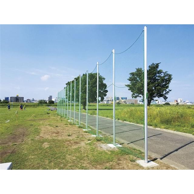 (代引き・個人宅・北海道・沖縄への配送不可)三和体育 アルミフェンスハシラ ヌキサシシキ H4M ベッ 学校機器 器具 (s9202)