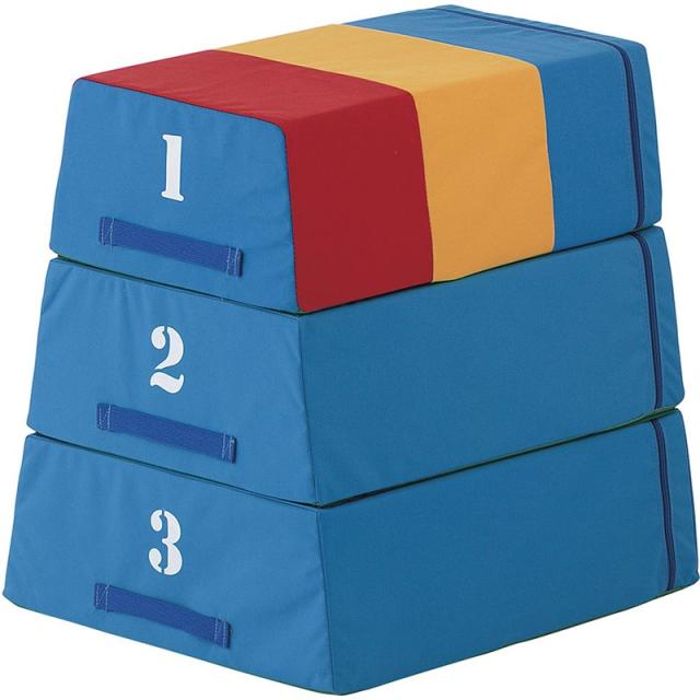 (代引き・個人宅・北海道・沖縄への配送不可)三和体育 ソフトトビバコV-3ベッ 学校機器 体育館備品 (s9258)