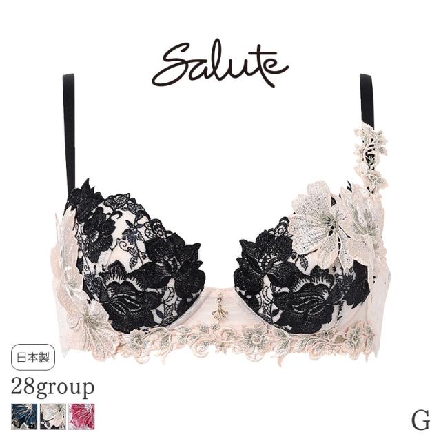 20%OFF サルート Salute 28グループ ワコール ブラジャー 3/4カップ プッシュアップタイプ(G)BTJ428