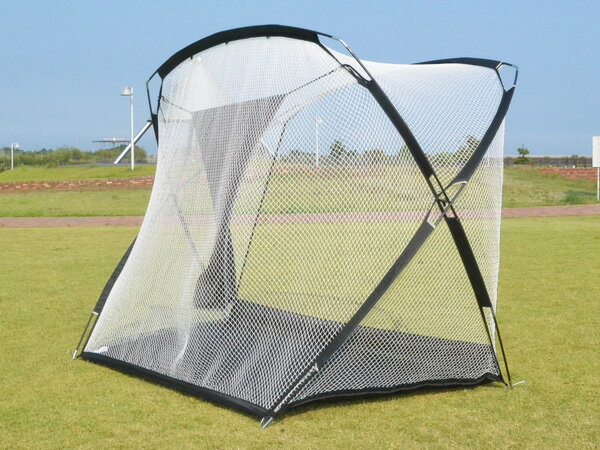 練習用 ゴルフネット [GN007] 収納バック付 組立式 固定用ペグ付