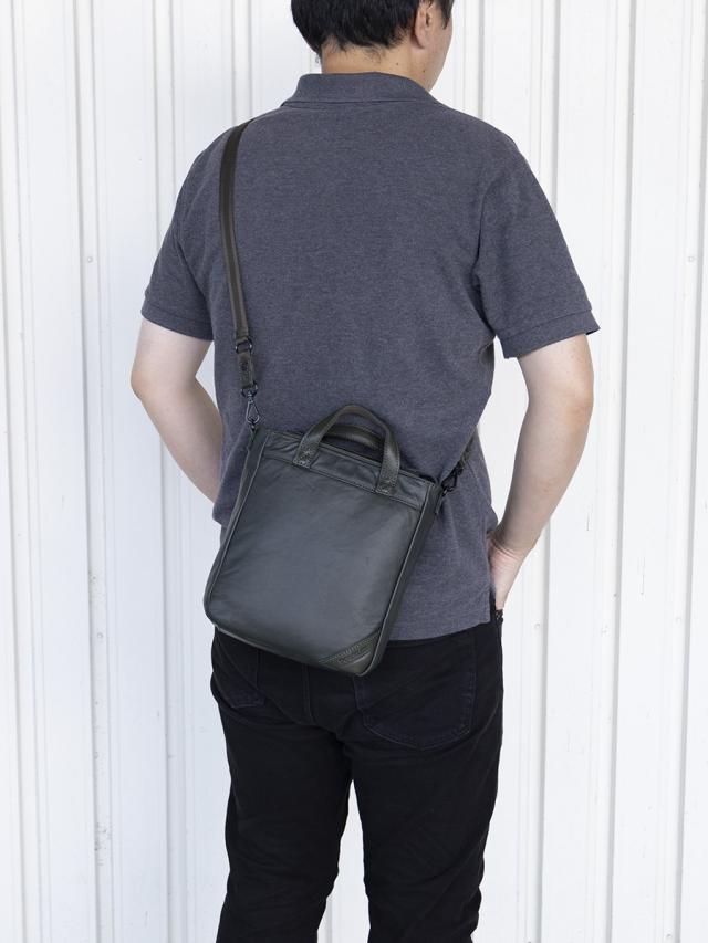 ショルダーバッグ メンズ 小さめ 斜めがけ 本革 革 レザー トート