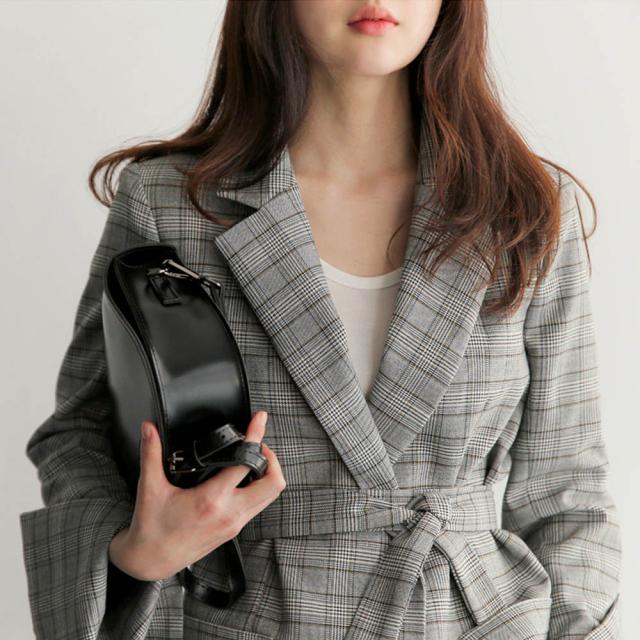 LAZA ジャケット レディース 長袖 チェック柄 スーツジャケット
