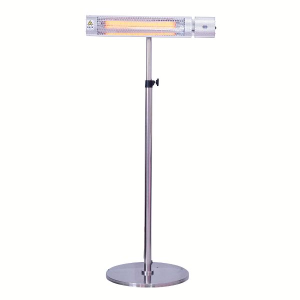 ヒーター フェアリー スタンド設置モデル 1000W S HEAT-C-101SSH ステンレス 暖房 暖房機器 スタンド型 アルミ 送料無料