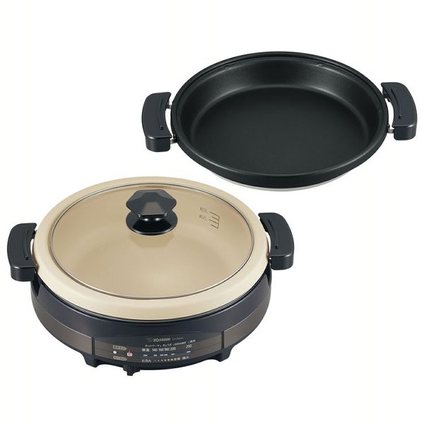 象印 グリルなべ ブラウン EP-RE20-TA グリル鍋 グリルなべ なべ 土鍋風 ホットプレート epre22 EPRE22 eprd20 EPRD20 2枚プレート キッチン家電 家電 象印 ZOJIRUSHI 象印マホービン 送料無料