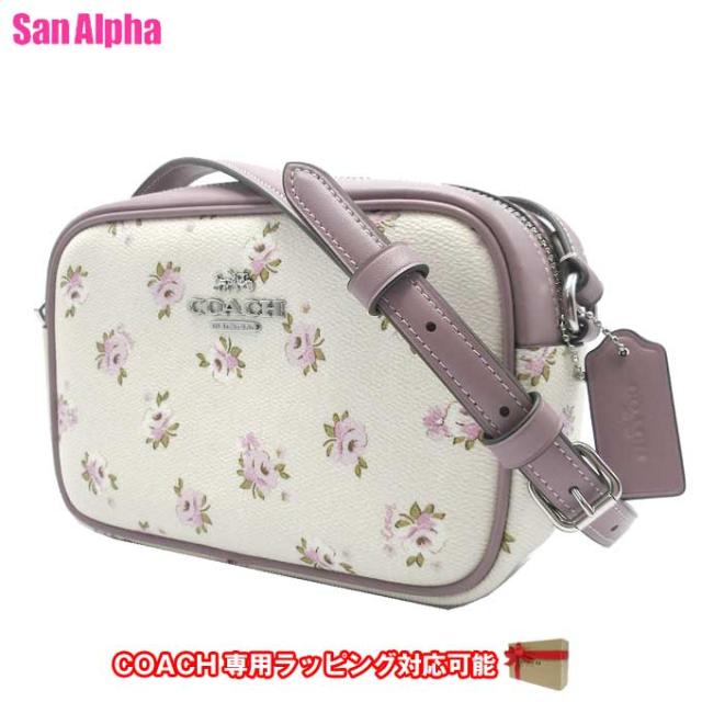 コーチ バッグ ショルダーバッグ COACH ミニ ジェイミー カメラバッグ フローラル プリント 斜め掛け ミニバッグ CBA70 SVCAH (チョークマルチ) アウトレット レディース
