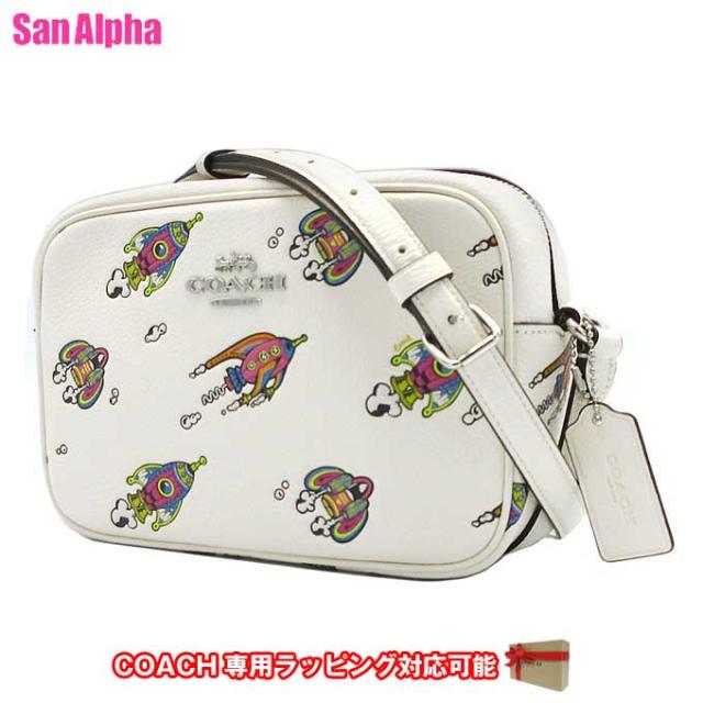 コーチ バッグ ショルダーバッグ COACH ジェイミー ロケット プリント コズミック カメラバッグ 斜め掛け CW028 SVCAH (チョーク×マルチカラー) アウトレット レディース