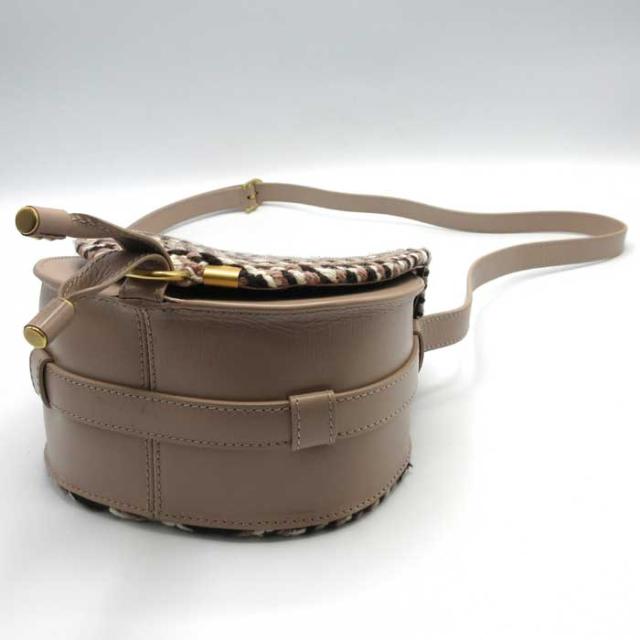 クロエ バッグ ショルダーバッグ Chloe ニット スモール サドルバッグ