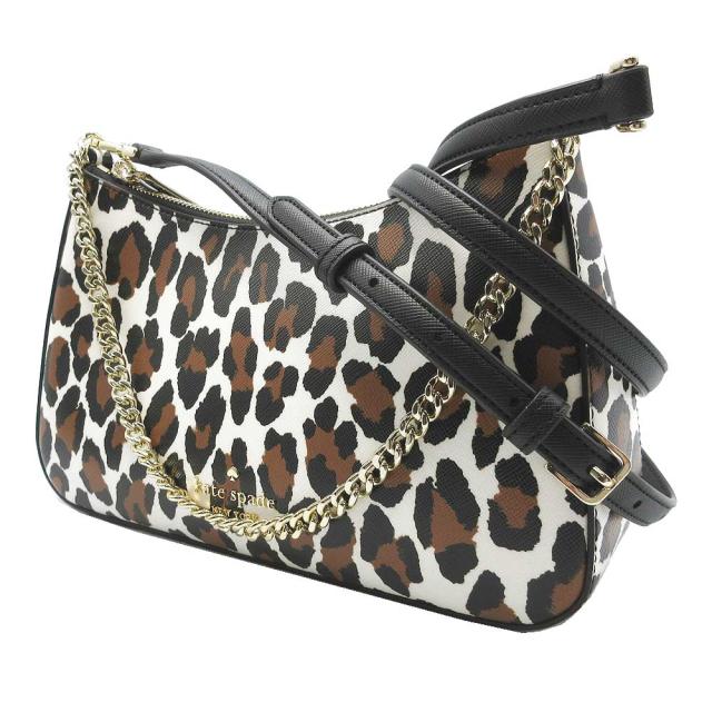 ケイトスペード ニューヨーク バッグ ショルダーバッグ kate spade new york マディソン PVC スポッテッド レオパード プリント コンバーチブル クロスボディ 2WAY 斜め掛け KH460 250 (クリームマルチ) レディース