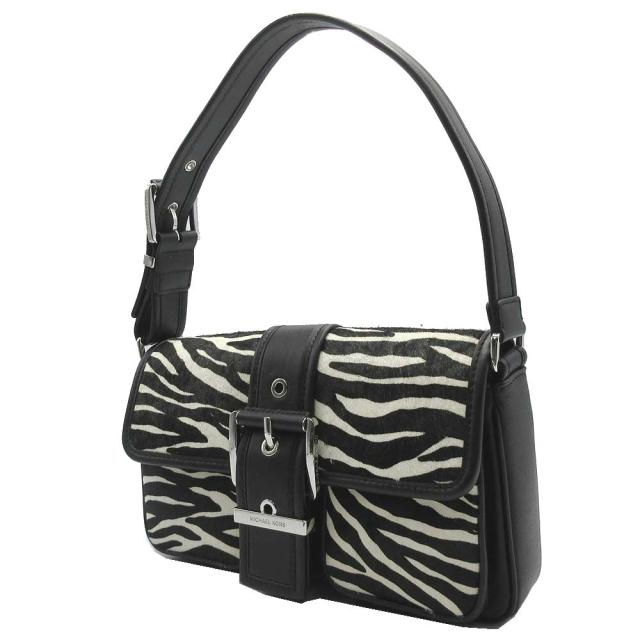 マイケル・コース バッグ ショルダーバッグ MICHAEL KORS コルビー ハラコ ゼブラプリント カーフヘア ミディアム セミショルダー  肩掛け 30S4SBAL2H BLACK MULTI (ブラックマルチ) ブティック レディース