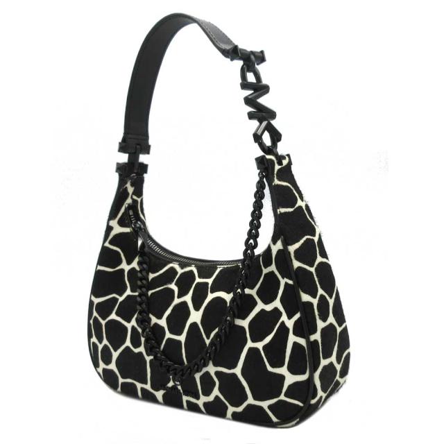 マイケル・コース バッグ ショルダーバッグ MICHAEL KORS ヘアカーフ パイパー アニマル プリント スモール ショルダー 肩掛け 32R3TP1C1B BLK/OPTICWHT (ブラック×オプティックホワイト) ブティック レディース