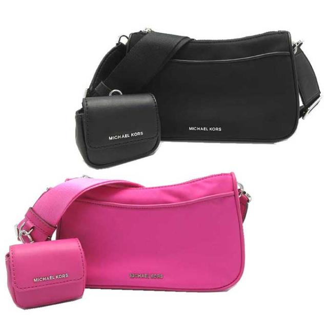 【Bタイプ(カードポケットなし)】マイケルコース バッグ ショルダーバッグ MICHAEL KORS ジェットセット ナイロン ミディアム クロスボディ ミニ ポーチ付き 斜め掛け 32R3SJ6C8C ブティック レディース