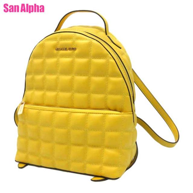 マイケルコース バッグ ショルダーバッグ MICHAEL KORS シェイラ キルティング調 フロントポケット ミディアム バックパック リュック 35R5G6HB6V DAISY YELLOW (イエロー系) アウトレット レディース