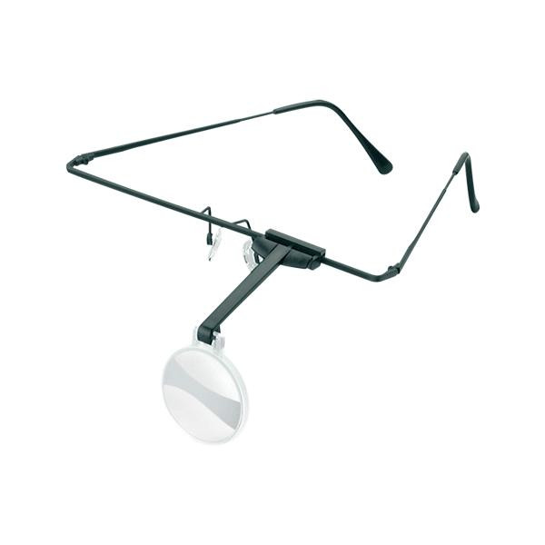 送料無料  エッシェンバッハ　ラボ・フレーム　眼鏡のように耳に掛けるフレームタイプの作業用ルーペ　(4.0倍)　1644-54  眼鏡のように耳に掛けるフレームタイプの作業用ルーペ。