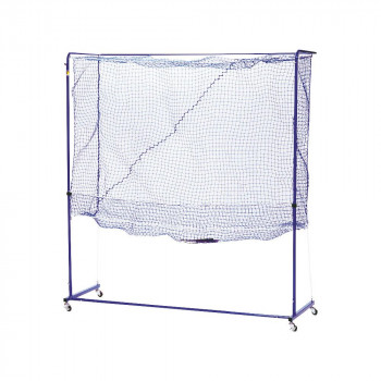 鵜沢ネット 卓球トレメイト スタンダード ブルー 1600×400×1700mm 42287【メーカー直送】代引き・銀行振込前払い・同梱不可