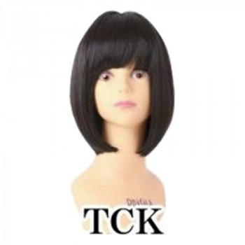 送料無料  モアシルキーボブ A-703 耐熱 TCK ショコラブラック  フェイスラインを包み込むナチュラルな長めボブ!
