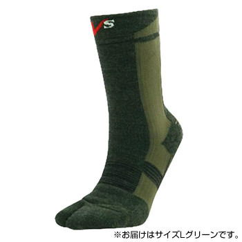 ホシノ V2-MW202 メリノウール・タビ型 厚手・ミドル丈 L ディープグリーン【同梱・代引不可】の通販はau PAY マーケット - 壱 ...