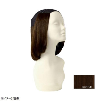 送料無料  プリシラ アンダー帽子ウィッグ ワンカールボブ 耐熱 ダークブラウン BO-21-TDB  輪郭をすっぽり覆うナチュラルボブ!