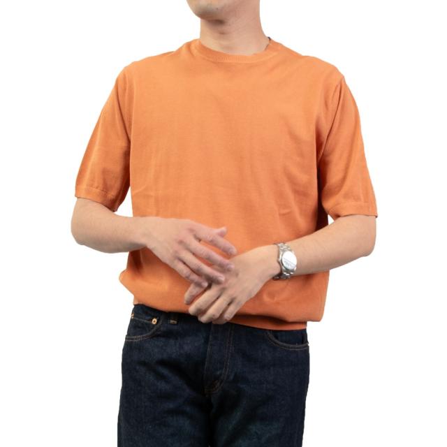 CHOYA URBAN STYLE  サマーニット クルーネック 天竺編み 天竺ニット 半袖 夏 オ【CUC600-125】