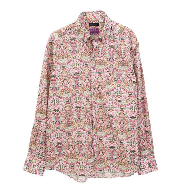 リバティプリント メアリー･パトリシア タナローン ＜MARY PATRICIA＞ ピンク 花柄 フ【RLD923-510】