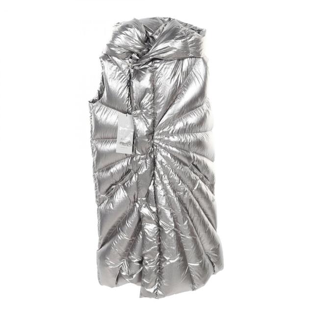 モンクレール MONCLER Moncler × Rick Owens PORTERVILLE ダウンベスト 衣料品 アウター ナイロン レディース シルバー系 【中古】