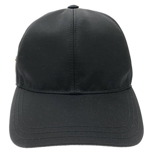 プラダ PRADA ベースボールキャップ キャップ 帽子 ナイロン レディース ブラック系 1HC2742DMIF0632M 【新品】
