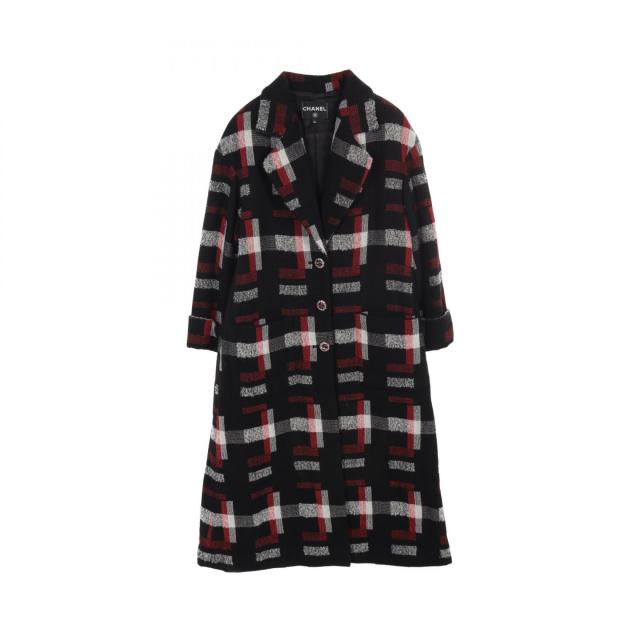 シャネル CHANEL 衣料品 アウター ウール レディース ブラック系 / レッド系 / ホワイト系 P75525V67204 【中古】