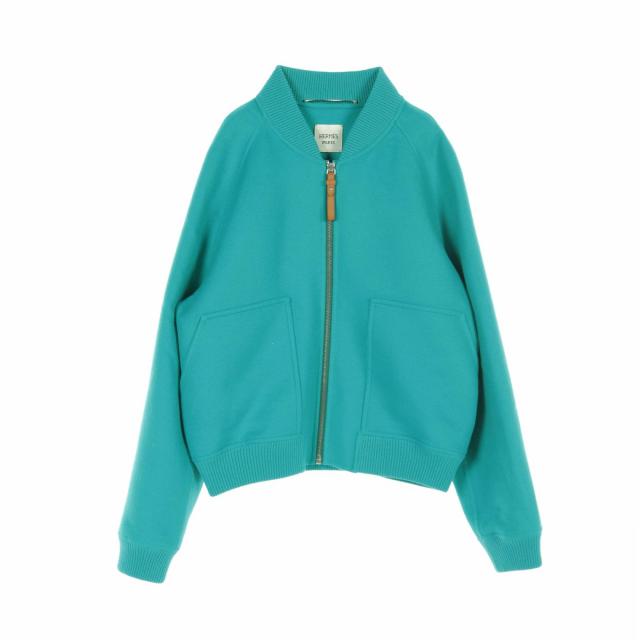 エルメス HERMES ブルゾン 衣料品 アウター カシミヤ レディース グリーン系 【中古】