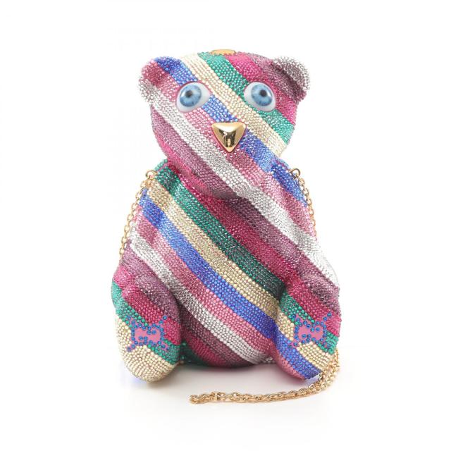 グッチ GUCCI GG テディベア ショルダーバッグ バッグ スワロフスキー レディース マルチカラー 【中古】