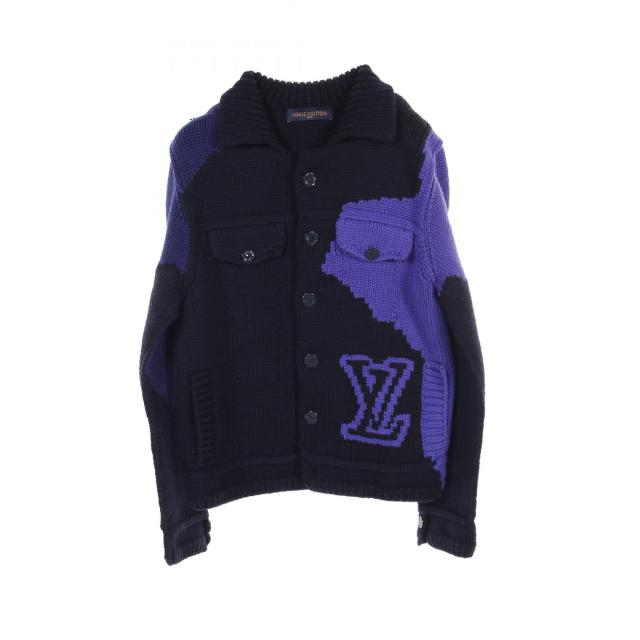 ルイ・ヴィトン LOUIS VUITTON インタルシアボタン 衣料品 アウター ウール メンズ ネイビー系 / ブルー系 RM202M UTF HJN06W 【中古】