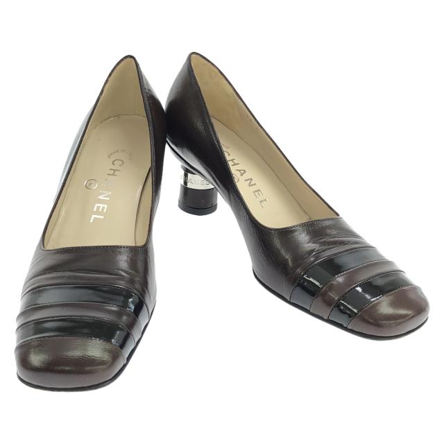 シャネル CHANEL ヴィンテージ パンプス パンプス 靴 カーフ（牛革） レディース ブラウン系 【中古】