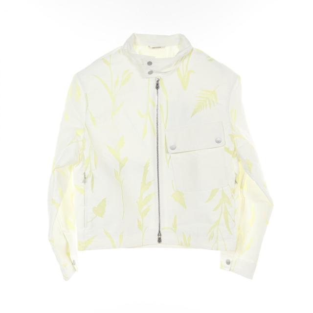 エルメス HERMES Herbier deperlant ブルゾン 衣料品 アウター ナイロン コットン メンズ グリーン系 【中古】