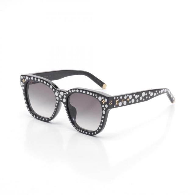 ルイ・ヴィトン LOUIS VUITTON × yayoi kusama 1.1 ミリオネア サングラス 衣料品 プラスチック レディース ブラック系 / ホワイト系 Z1904E 【中古】