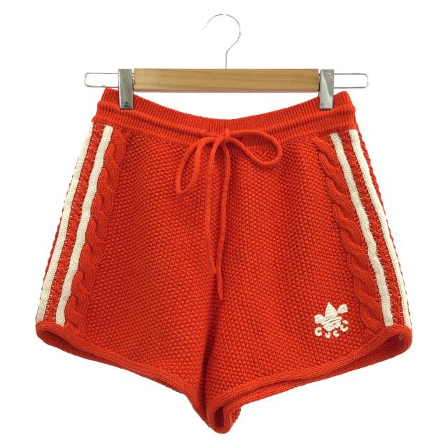 グッチ GUCCI GUCCI × adidasショートパンツ ショートパンツ 衣料品 ボトムス コットン レディース レッド系 693835 【中古】
