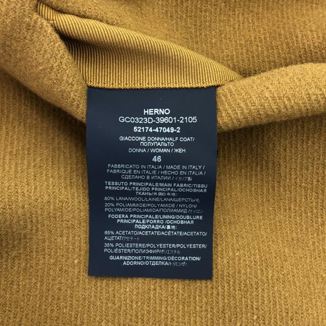 ヘルノ Herno コート 衣料品 アウター コットン メンズ レディース