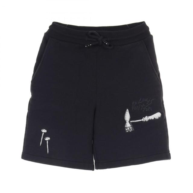 ルイ・ヴィトン LOUIS VUITTON LVマルチツール エンブロイダリー パンツ 衣料品 ボトムス コットン レディース ブラック系 RM231 IHN HOY90W 【中古】