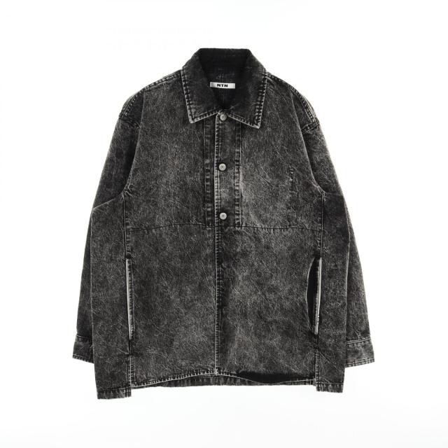 エヌティーエヌ	 NTN Ascent Denim Shirt 衣料品 トップス コットン メンズ ブラック系 【中古】