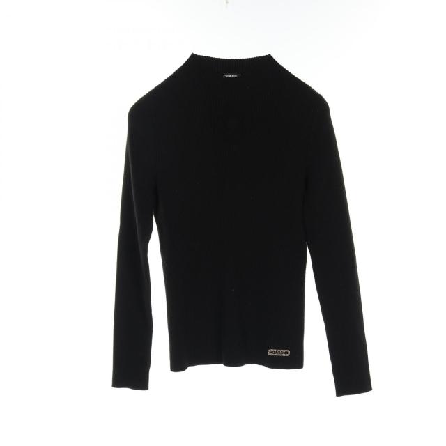 シャネル CHANEL ココマーク クローバー ニット 衣料品 トップス レーヨン ウール レディース ブラック系 P64687K60670 【中古】